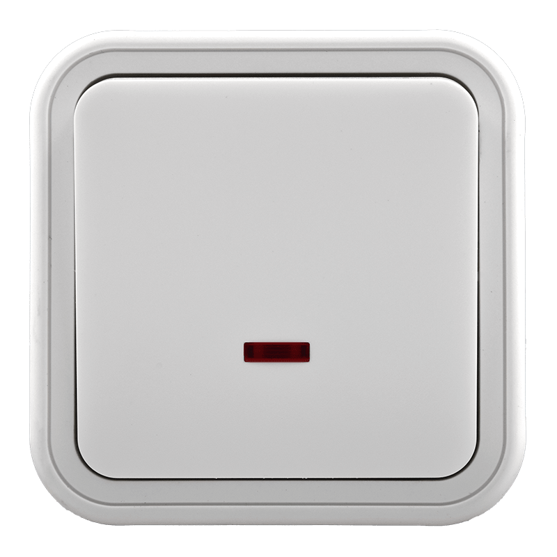 Falon kívüli kapcsoló 101N j egypólusú nyomó IP55 villanykapcsoló ...