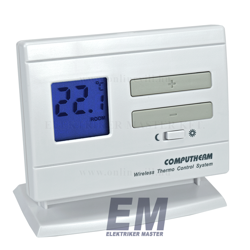 COMPUTHERM Q3RF digitális szobatermosztát vezeték nélküli (rádiófrekvenciás) termosztát