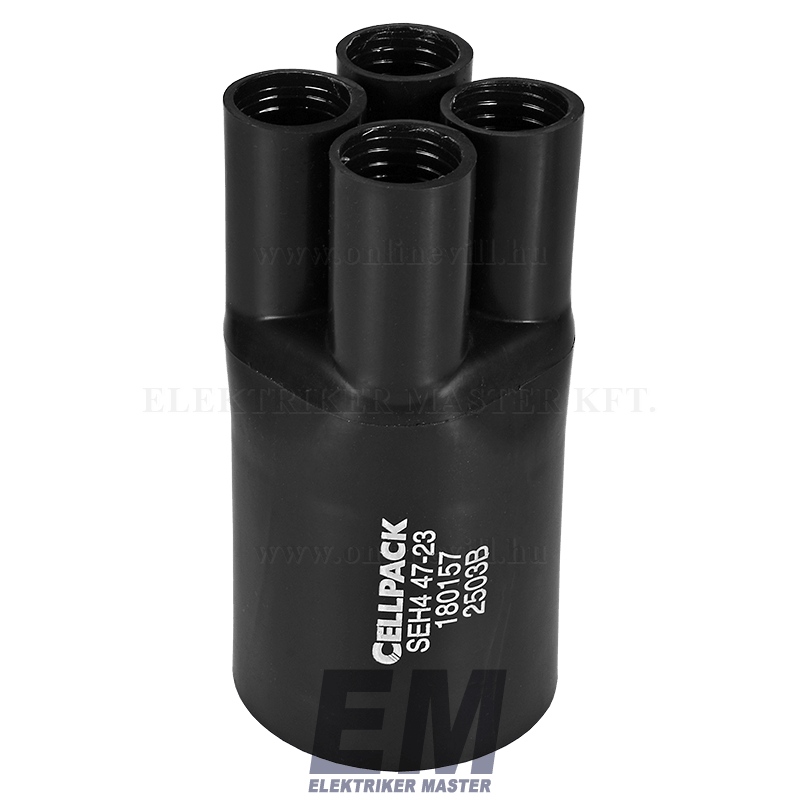 Zsugor Végelzáró Gatya Gyantás 4x35-95 mm2-es Földkábelhez Cellpack ...