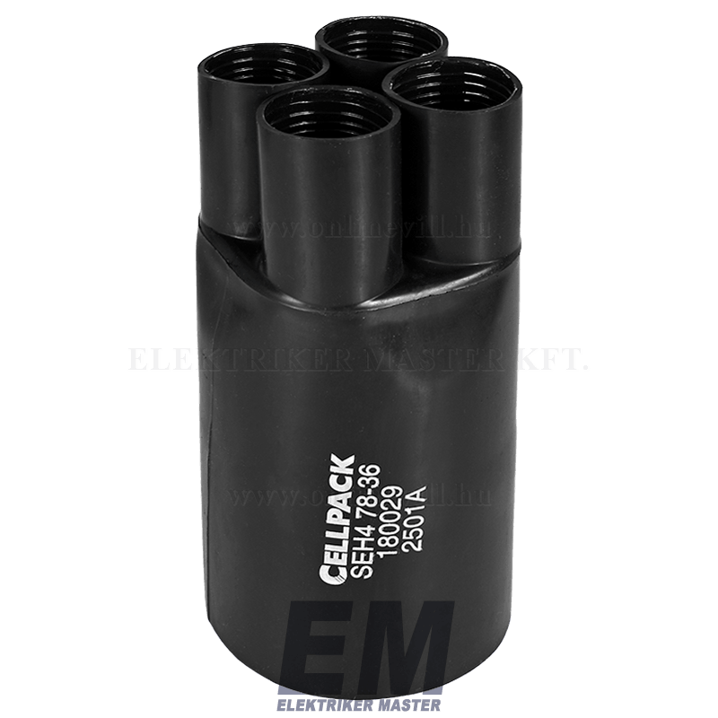 Zsugor Végelzáró Gatya Gyantás 4x95-240 mm2-es Földkábelhez Cellpack ...