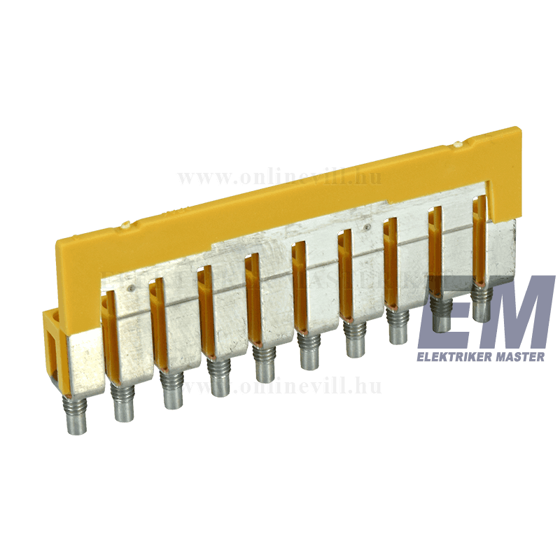 Sorkapocs kereszt összekötő rövidzár szigetelt Weidmüller WQV 2,5/10 ...