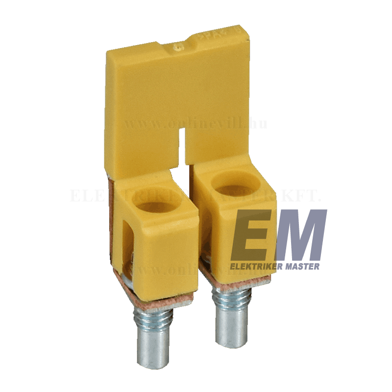 Sorkapocs kereszt összekötő rövidzár szigetelt Weidmüller WQV 4/2 ...