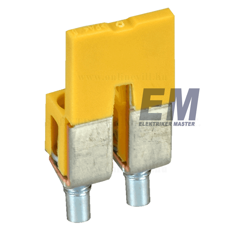 Sorkapocs kereszt összekötő rövidzár szigetelt Weidmüller WQV 4/2 ...