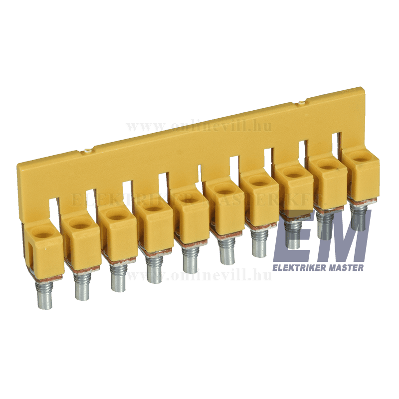 Sorkapocs kereszt összekötő rövidzár szigetelt Weidmüller WQV 4/10 ...