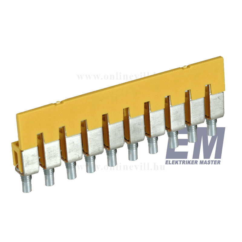Sorkapocs kereszt összekötő rövidzár szigetelt Weidmüller WQV 4/10 ...