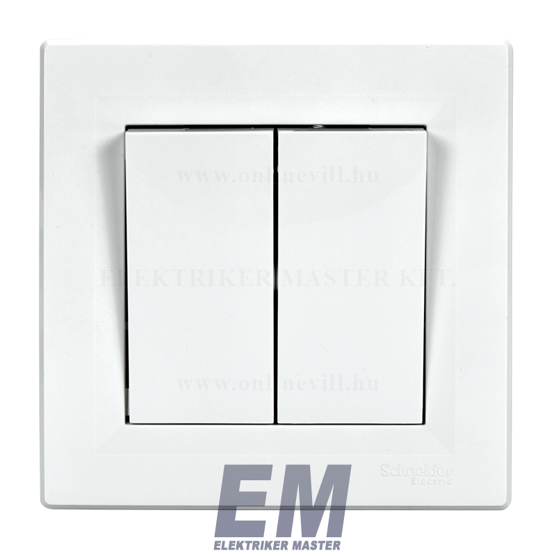 Schneider ASFORA Kapcsoló 105 csillár villanykapcsoló rugós bekötés ...