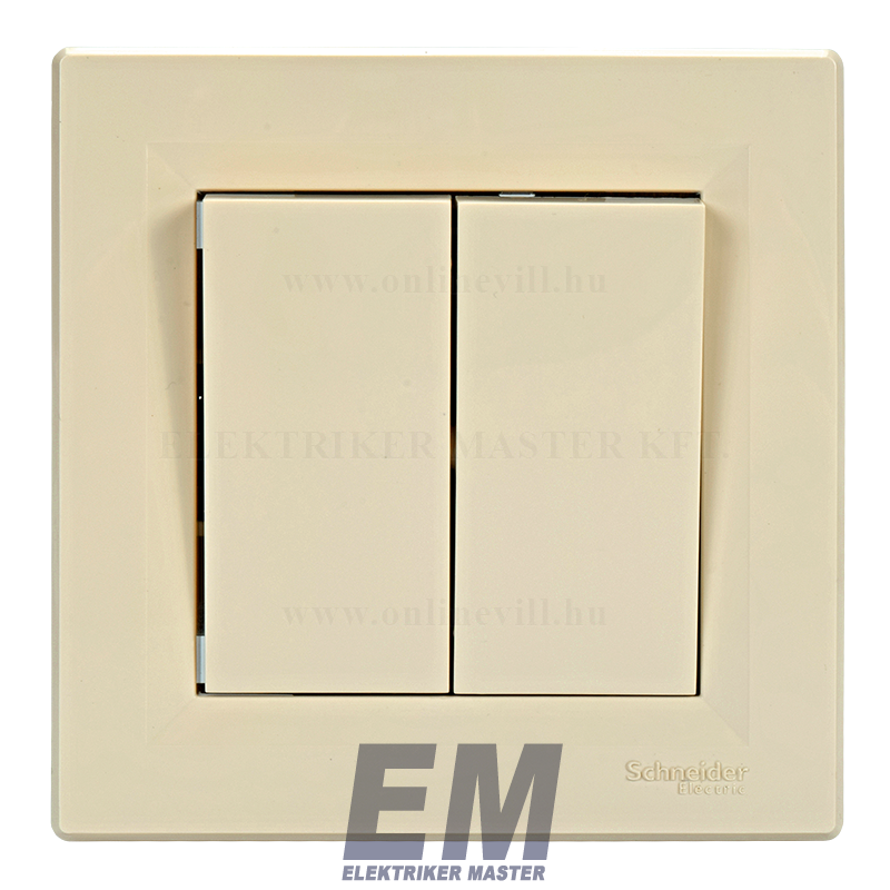 Schneider ASFORA Kapcsoló 105 csillár villanykapcsoló rugós bekötés ...
